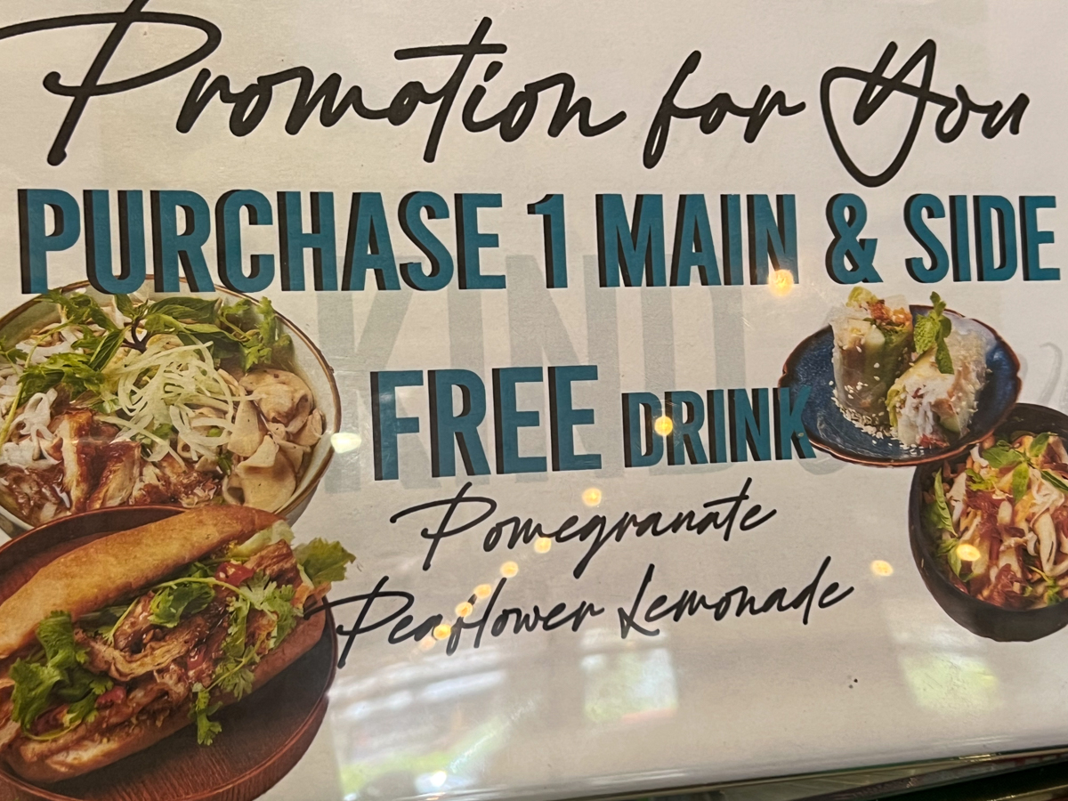 The Kind Bowl... Plant based option along Killiney Road.