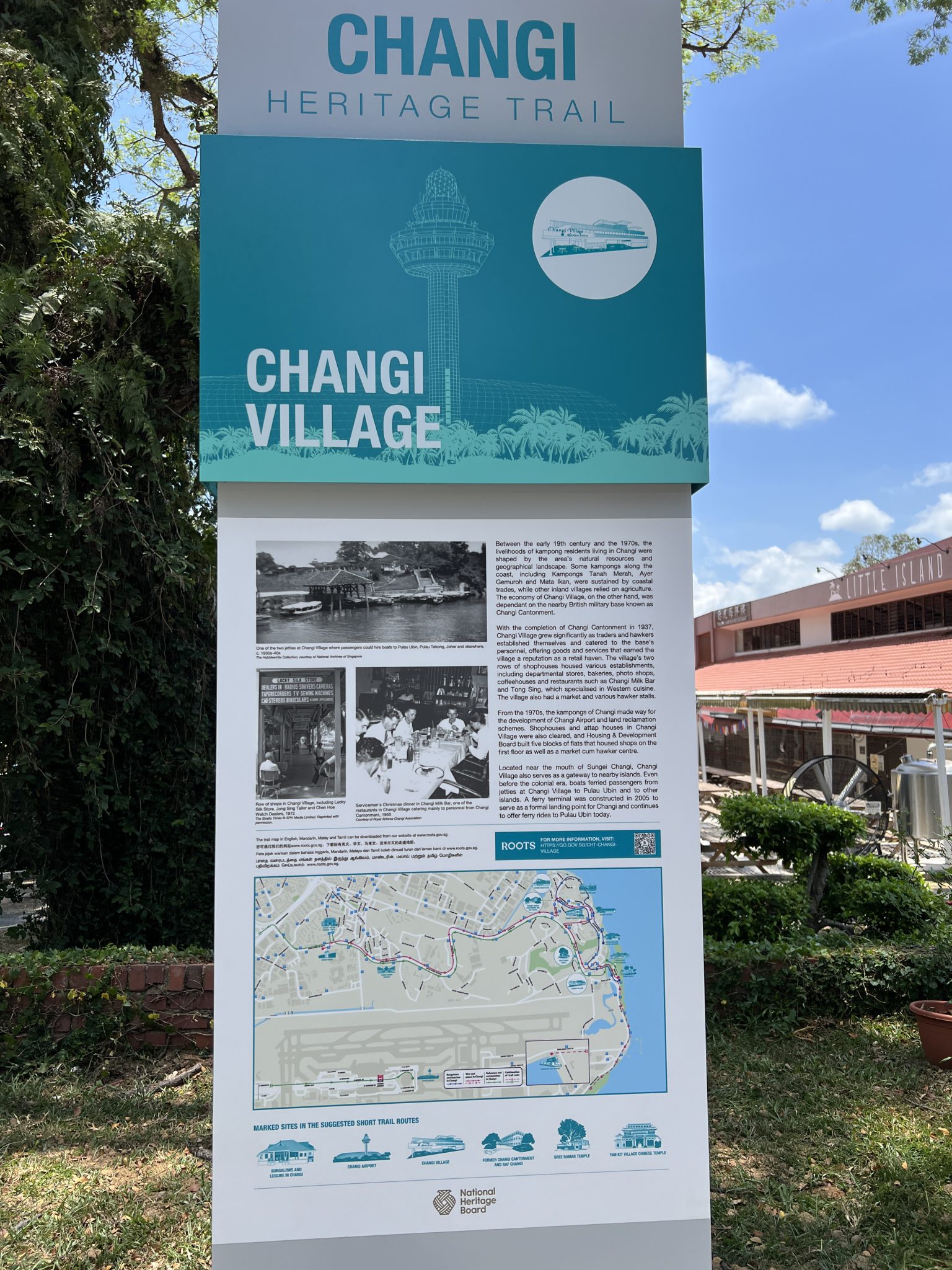 Exploring the new Changi Heritage Trail by the National Heritage Board