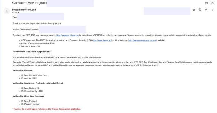 Guide to the Vehicle Entry Permit (VEP) for entry into Malaysia