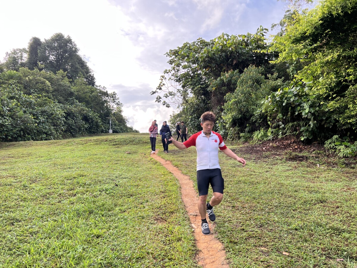 Hiking at Bukit Timah Nature Reserve. The best place to hike in Singapore.