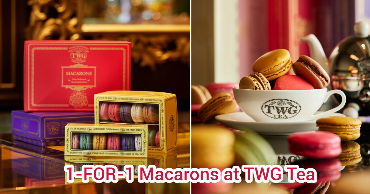 TWG Tea 1-for-1 Macaron Promotion in Singapore (Nov–Dec 2025)