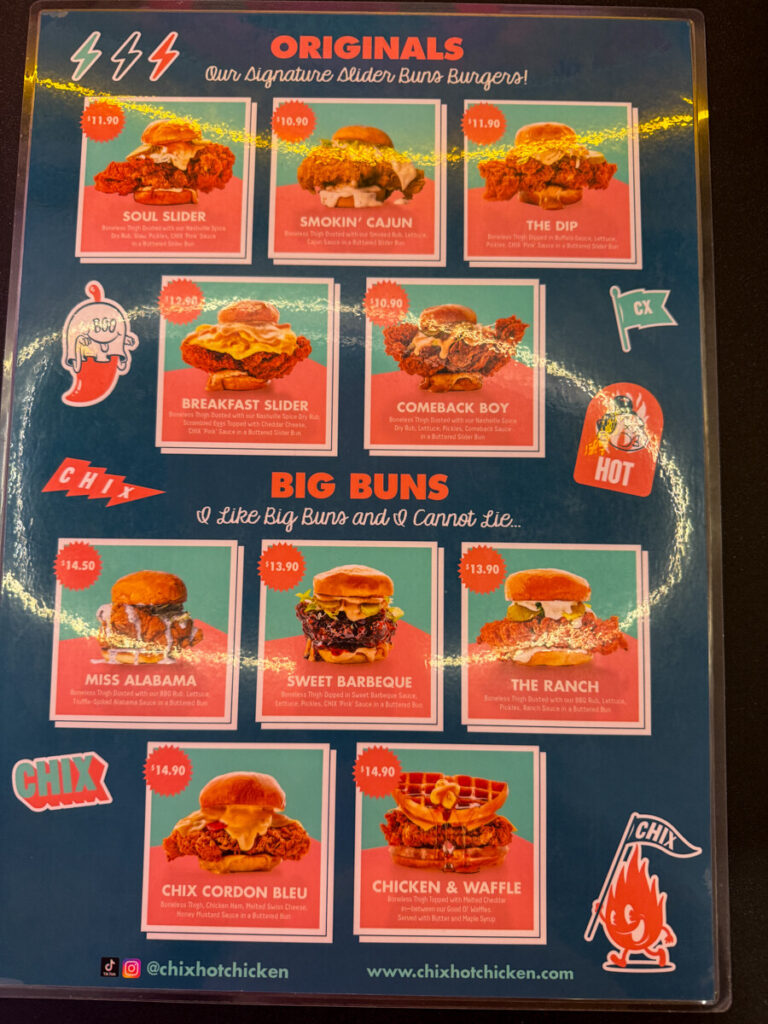 Chicky Feast at Chix Hot Chicken's New Outlet at Prinsep | Little Big ...
