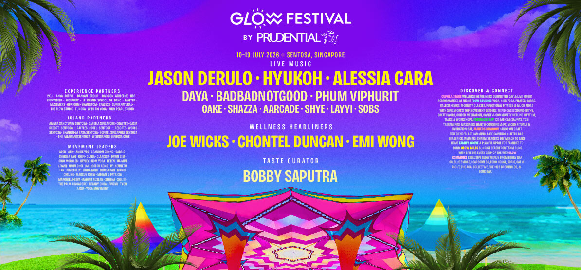 Glow Festival 2026 Sentosa Guide