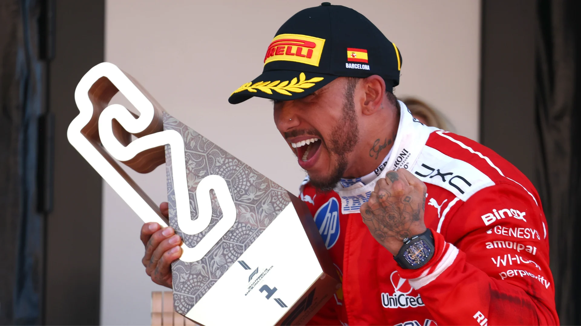 Lewis Hamilton Spanish Grand Prix 2026 Win | Ferrari