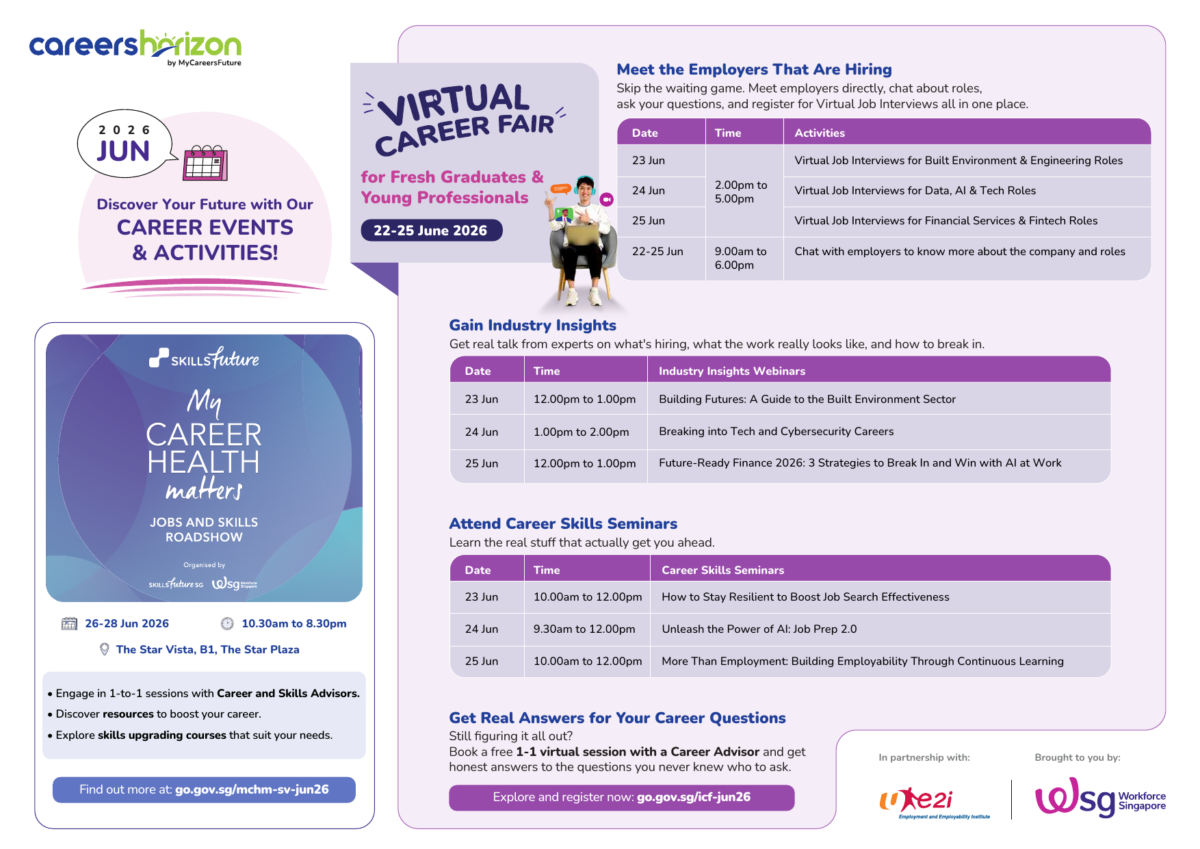 June 2026 Career Events Singapore Guide